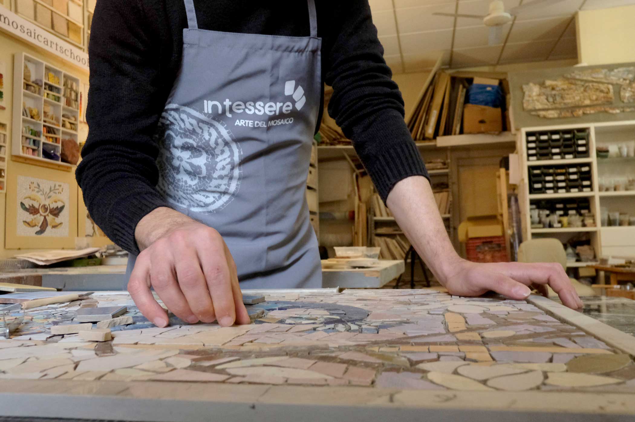 Professional mosaic course in Italy for being a mosaic expert – SCUOLA ...