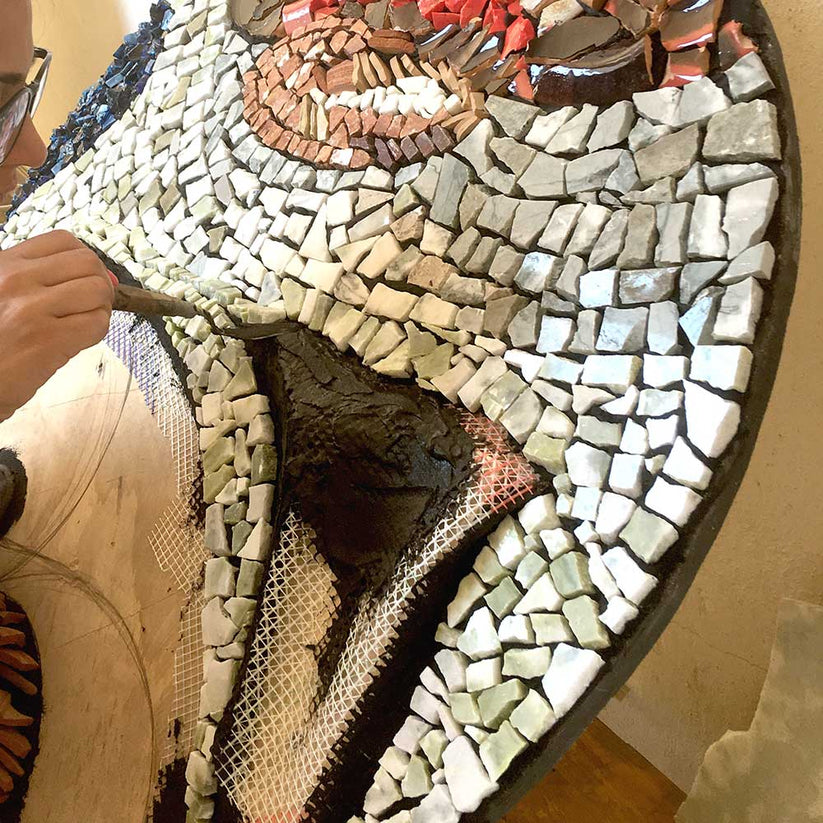 Advanced Modern Mosaic techniques course in Italy – SCUOLA DI MOSAICO